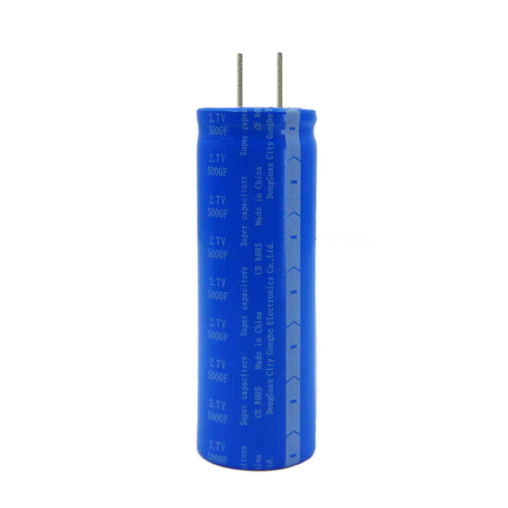พลังงานสูง 2.7V 5000F Radial Super Capacitor Battery Double Electric Layer